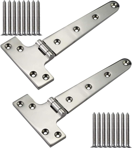 316 Stainless Steel Heavy Duty Marine Grade T Hinge Cast Strap Hinge 711181720181| eBay