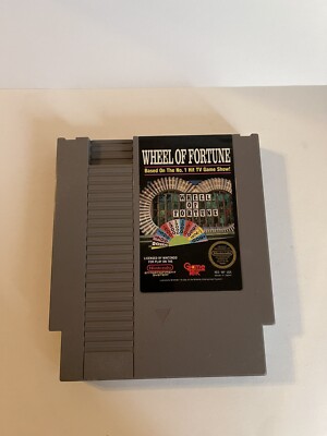 Wheel Of Fortune NES Nintendo Classic Original Trivia Game 43948510002 ...