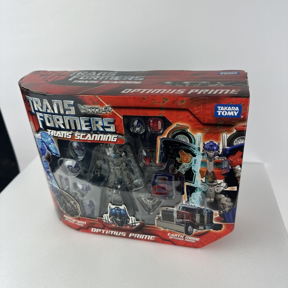 RARE 2008 TAKARA TOMY Transformers Trans Scanning Optimus Prime Figure ...
