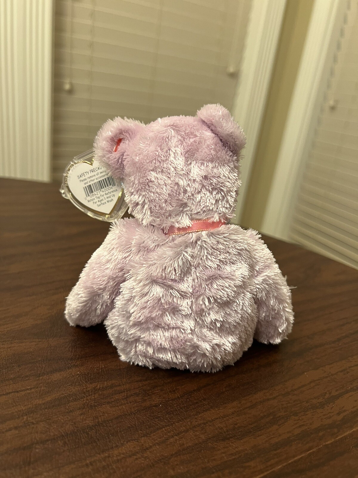 Ty Beanie Baby “Sherbet” Stuffed 8.5” Purple Plush Bear With Tag ...