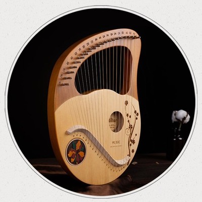 Lyre Lyre Music Instrument Lyre Harp Mahogany Music Instrument 39*29 ...