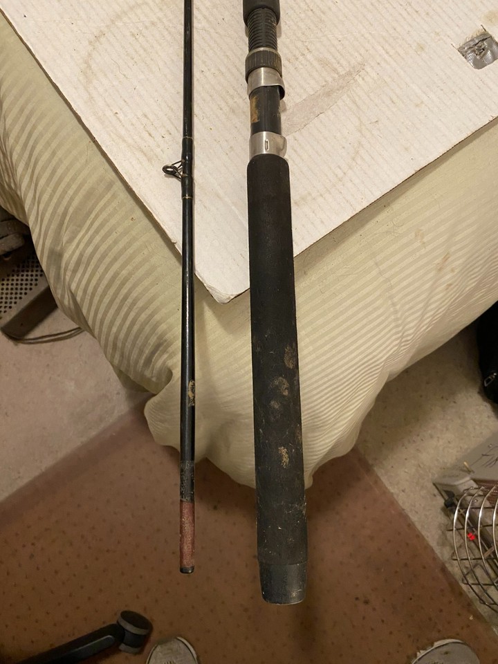 Vtg Shimano Triton Down Rigger Rod TDR-1802 8’ 2-pc. medium action 17lb ...