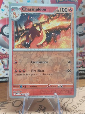 Pokemon Near Mint 151 Reverse Holo Charmeleon 005/165 | eBay