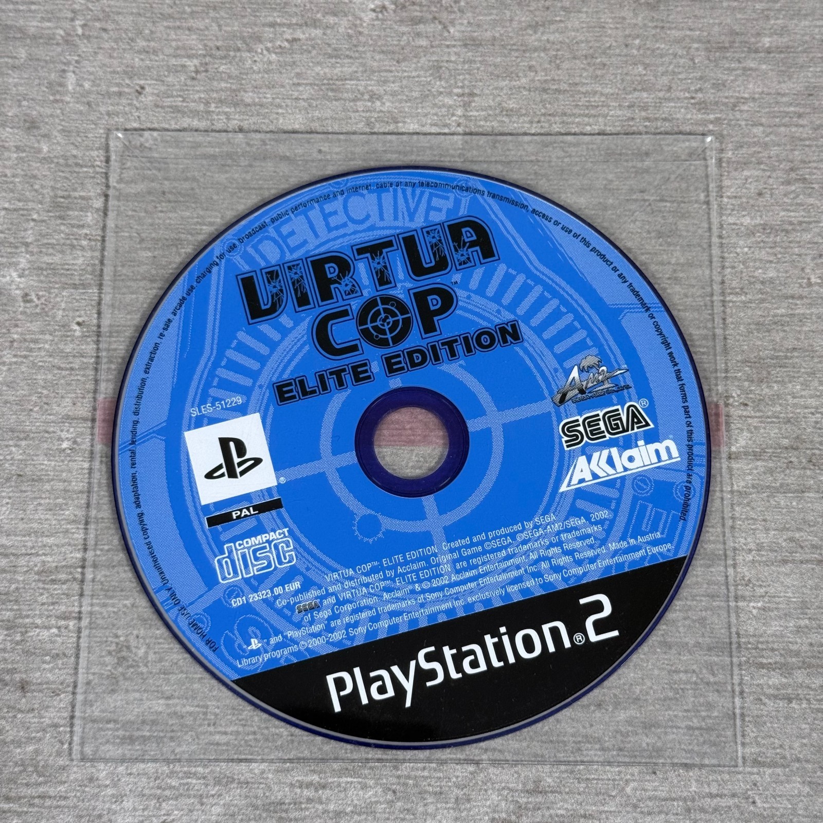 Virtua Cop Elite Edition PS2 PlayStation 2 PAL Game - Disc Only SEGA ...