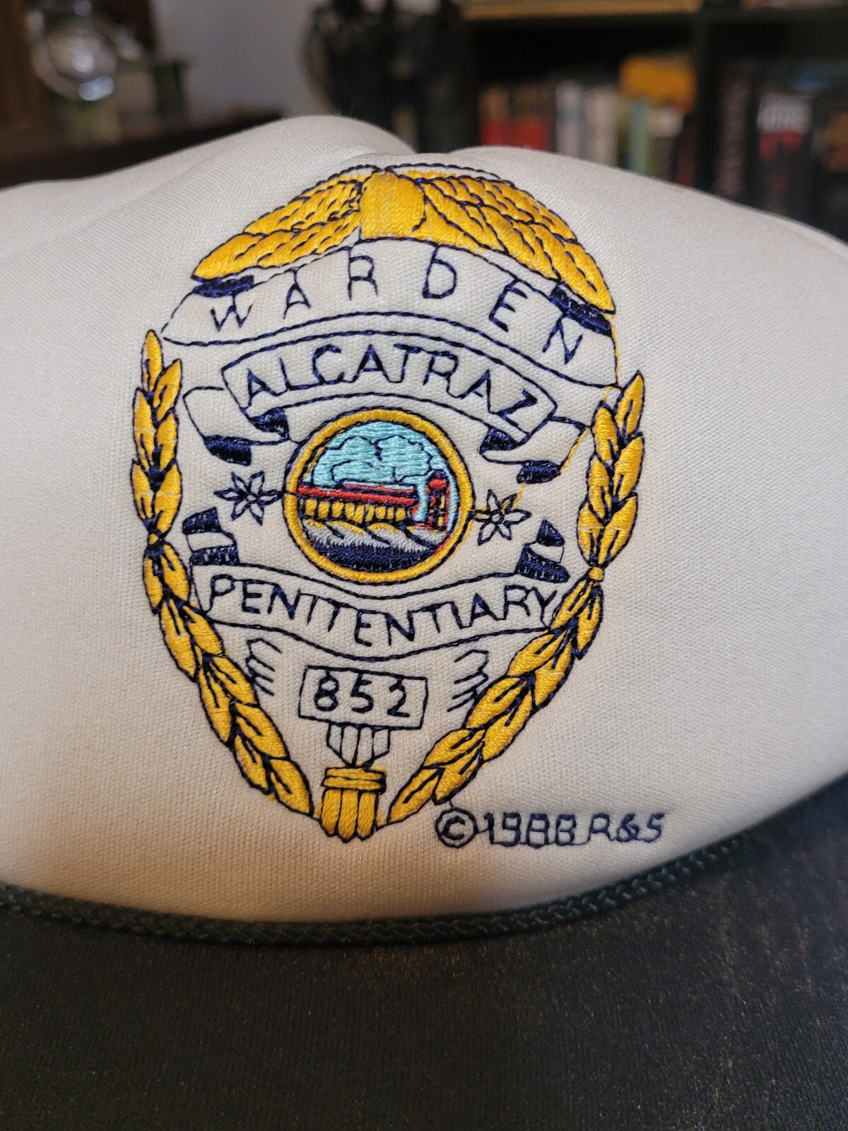 Vintage 1988 Alcatraz Penitentiary Warden Snapback Me… - Gem