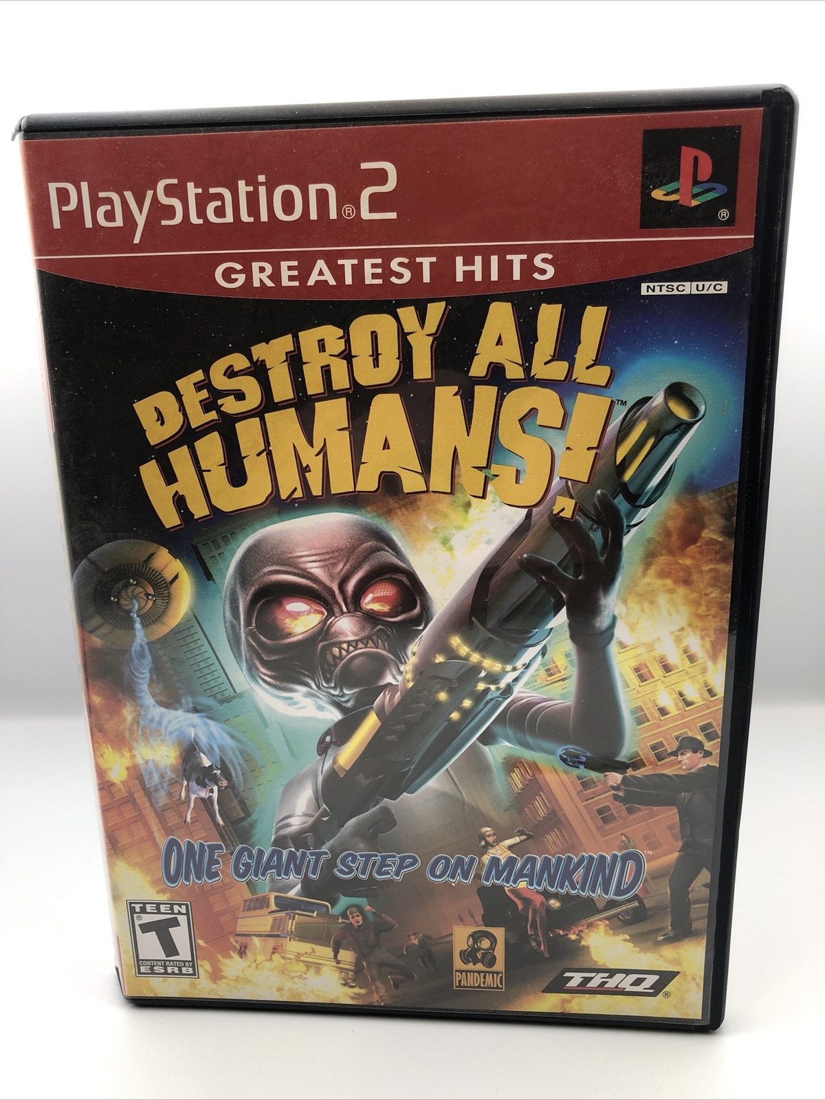 Destroy All Humans! Sony PlayStation 2 Game, 2005 (PS2) W/ Manual ...