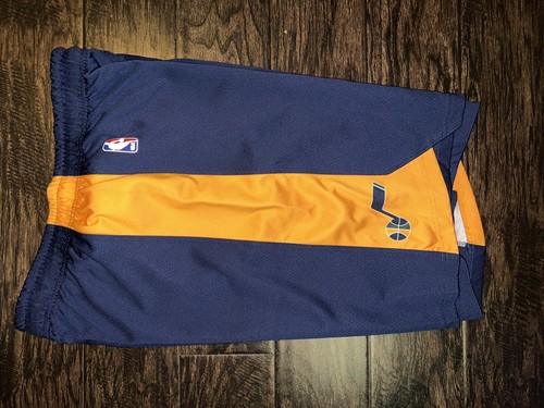 Utah Jazz Shorts Men Extra Large Blue Yellow Mesh Nike Engineered NBA ...