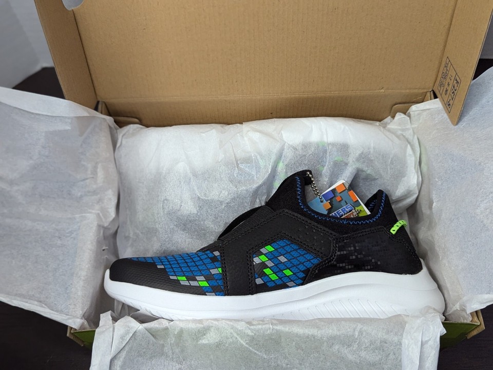 SKECHERS Boys Shoes Ultra Flex 3.0 Big Kid Size 4 Triple Pointz Blk ...