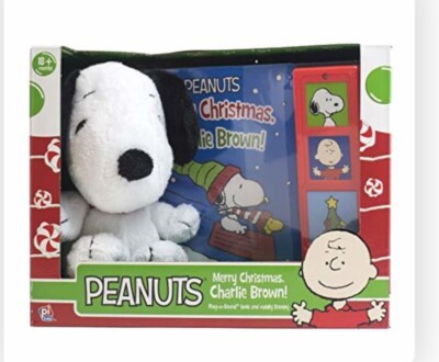 Peanuts Merry Christmas, Charlie Brown! Play A Sound Book And Snoopy ...