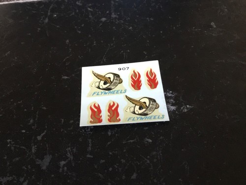 MONTE 1/24 ? VINTAGE # 907 FLYWHEELS DECAL SHEET CIRCA 1960’S ERA | eBay