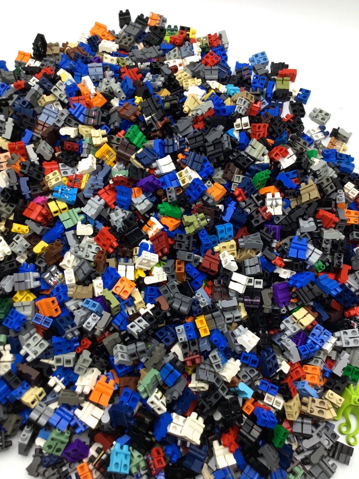 LEGO LOT OF 50 MINIFIGURE LEG PIECES RANDOMLY SELECTED PANTS PEOPLE ...
