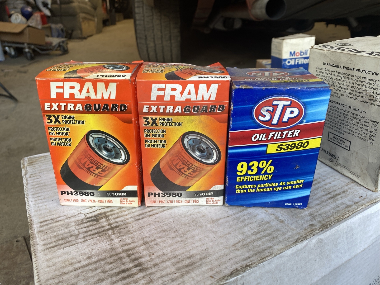 FRAM PAIR 2 NEW NOS Engine Oil Filter Fram PH3980 And One Stp S3980 | eBay