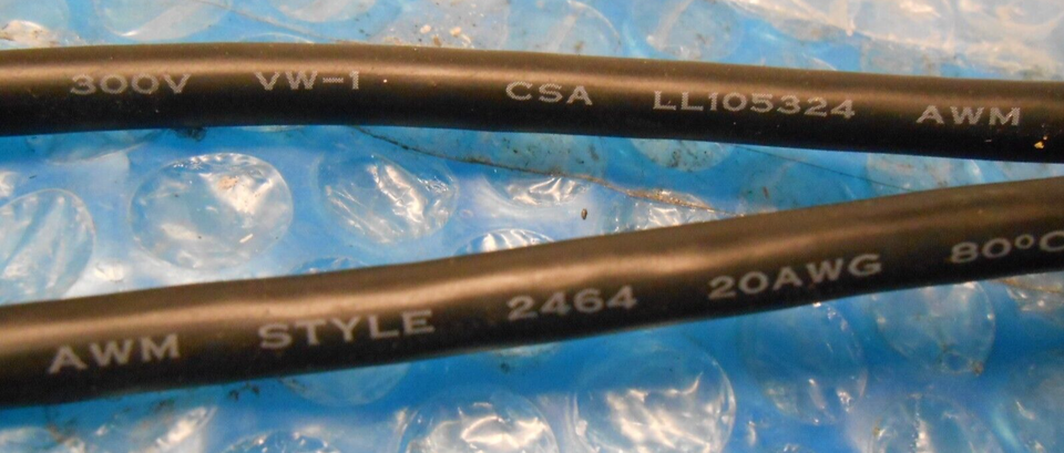 E124763-D AWM Style 2464 20Awg 300 VW-1 CSA Ll105324 | eBay