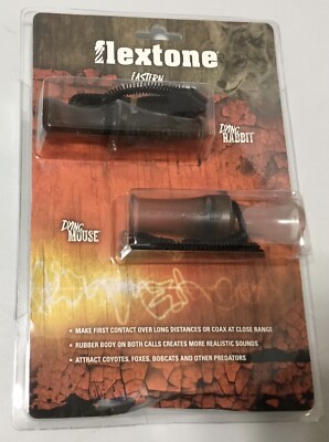 NEW FLEXTONE EASTERN PREDATOR COMBO CALLS FLXPD009 DYING RABBIT & DYING ...