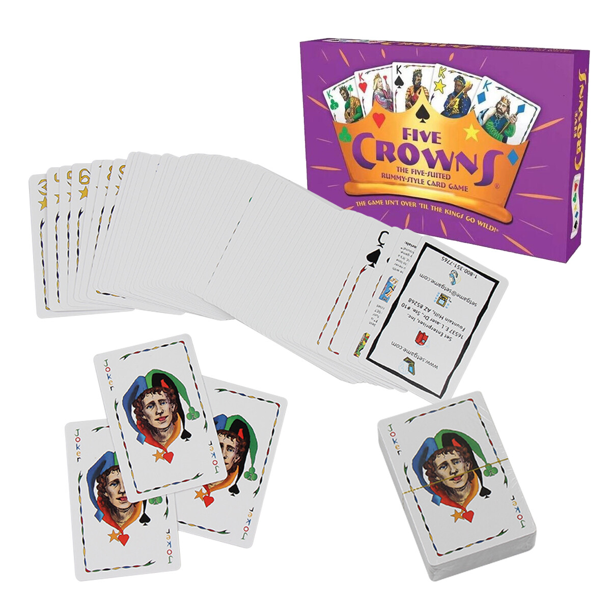 Five Crowns Card Games Classic Original Family Party Rummy Style Play ...