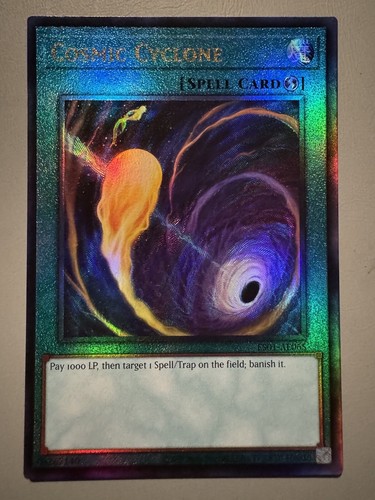 YUGIOH COSMIC CYCLONE (SPELL) ASIA ENGLISH EDITION ES01-AE065 ULTIMATE ...