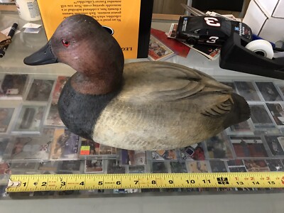 Hand Carved Wooden Duck Dan Tillema #60 1995 | eBay