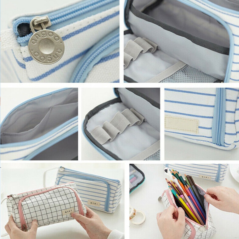 Multifunction Pencil Case Large Capacity Pen Box School Stationery ...