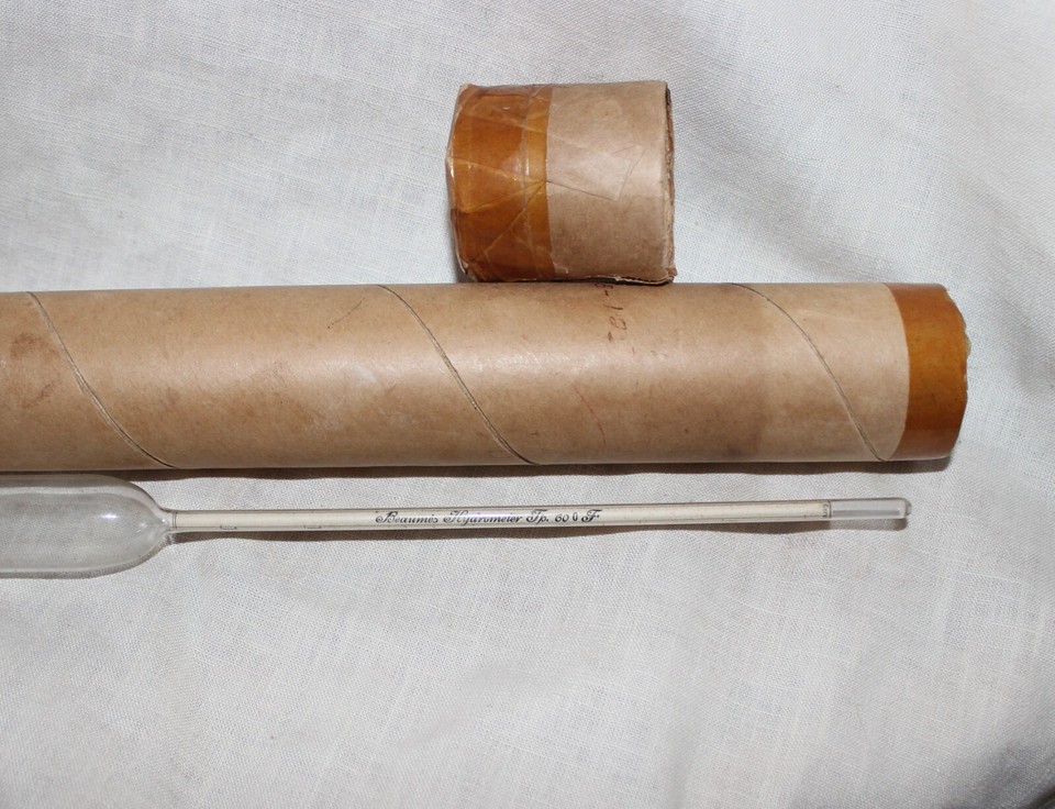 Antique 1800's BEAUME Hydrometer Tp 60°F, Made in Germany, Original ...