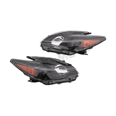 Pair Halogen Headlights For Toyota Prius 2010-2011 Black 8113047211 ...