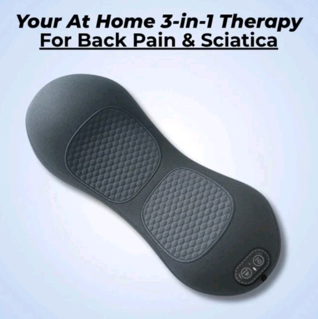 New Back Massager W/ Heat, Spine Smooth Back Massager for Sciatica | eBay