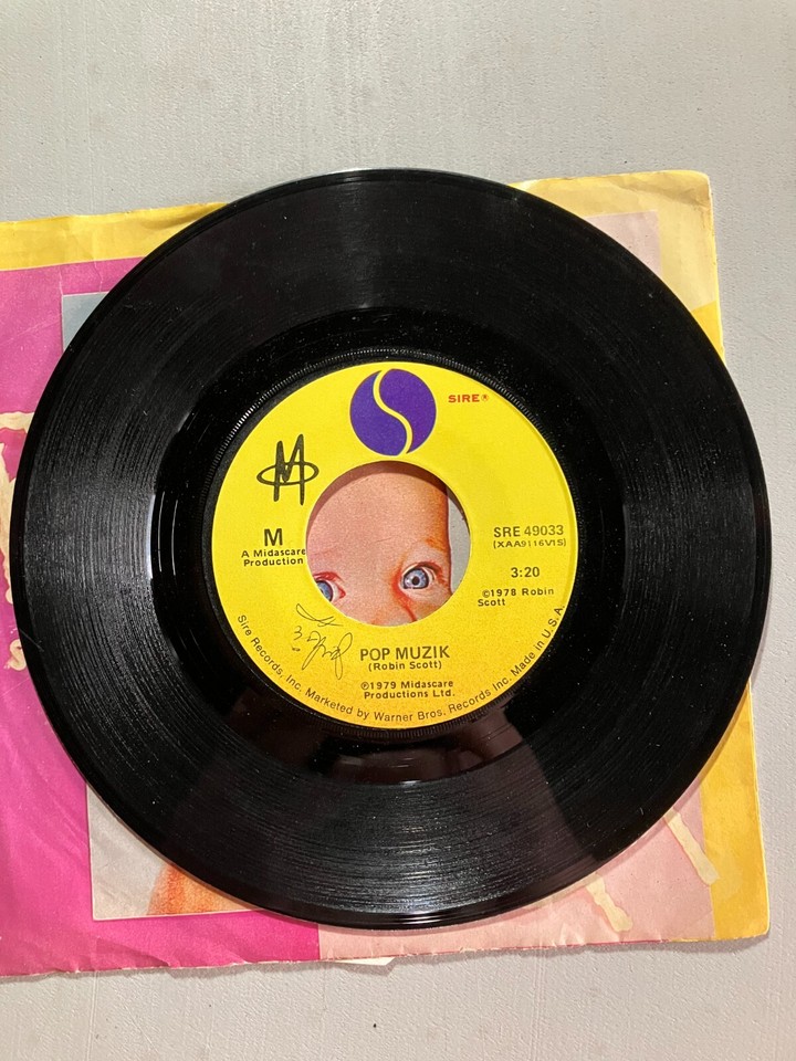 M Pop Muzik 1979 Sire Picture Sleeve 45 rpm Record | eBay