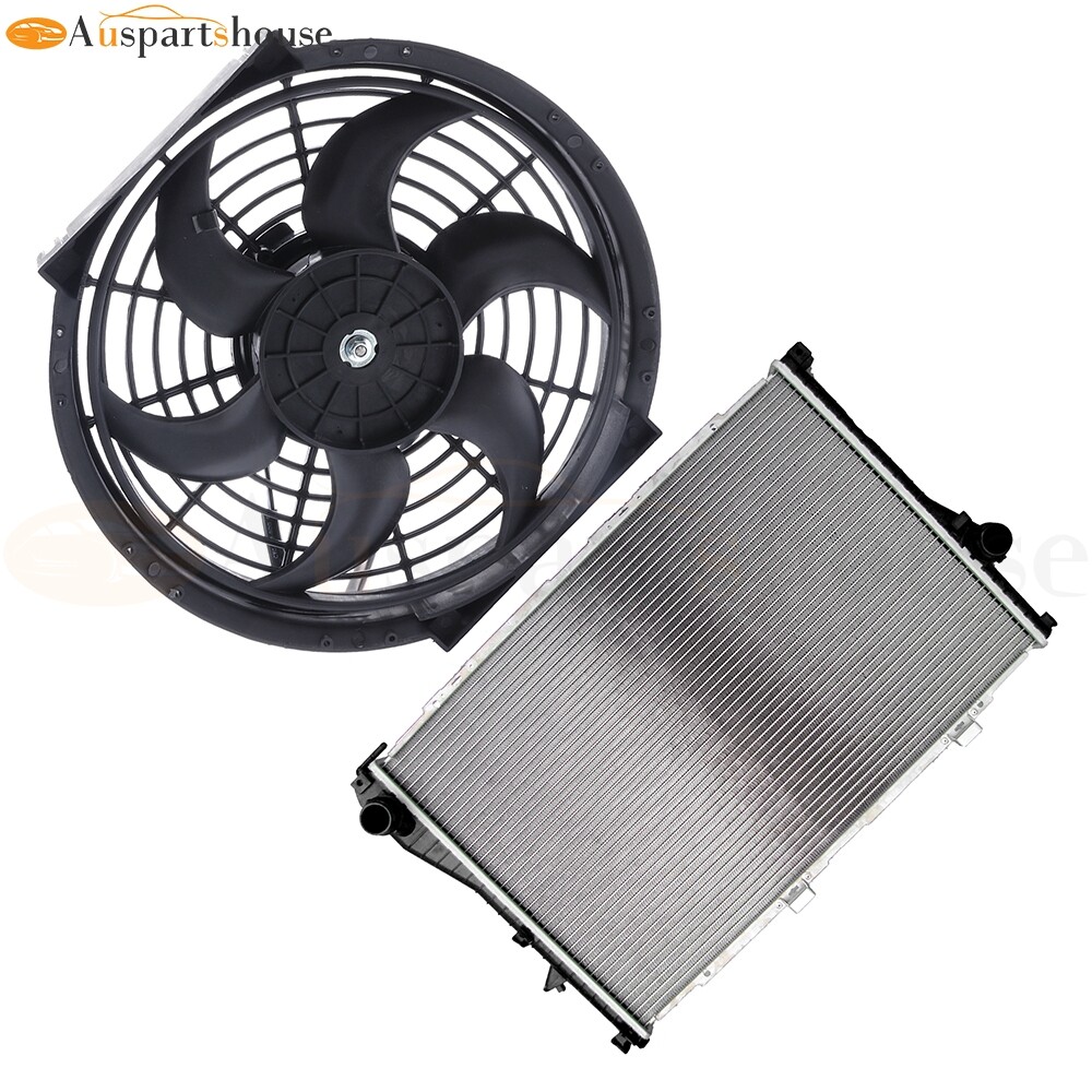 Cooling Fan & Radiator Kit For 2001-05 BMW 525i 528i 530i 4-Door 2.5L ...