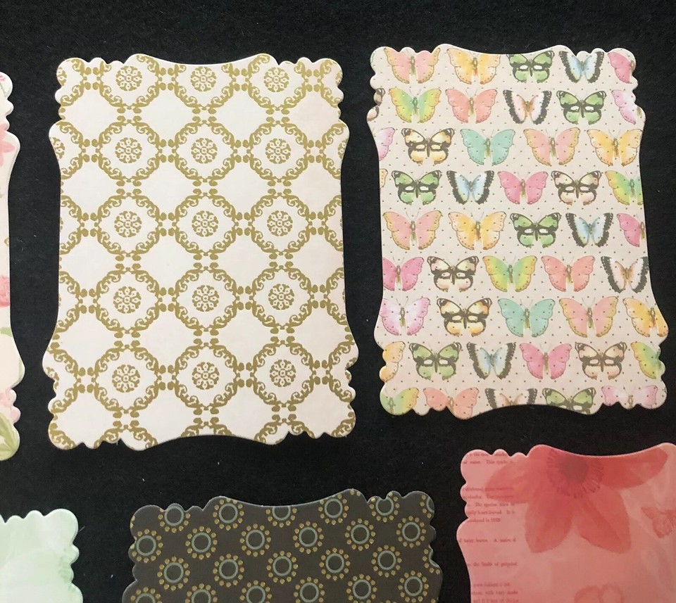 Shabby chic Flower Chipboard Mini Book Album DIY Kit Scrapbook Paper ...