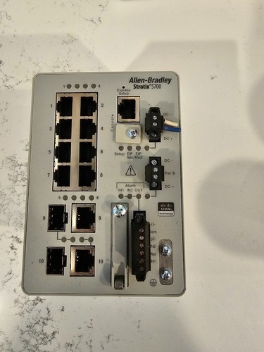 Allen Bradley 1783-BMS10CL Stratix 5700 Industrial 10 Port Managed ...