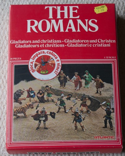 Atlantic Toy Soldiers Boxed 1612 scale 1/32 the romans gladiators ...