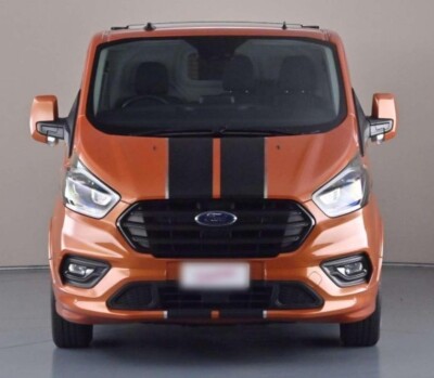 Ford Transit Custom Bonnet Stripes With Pin Decals 2012 2025 Graphics ...