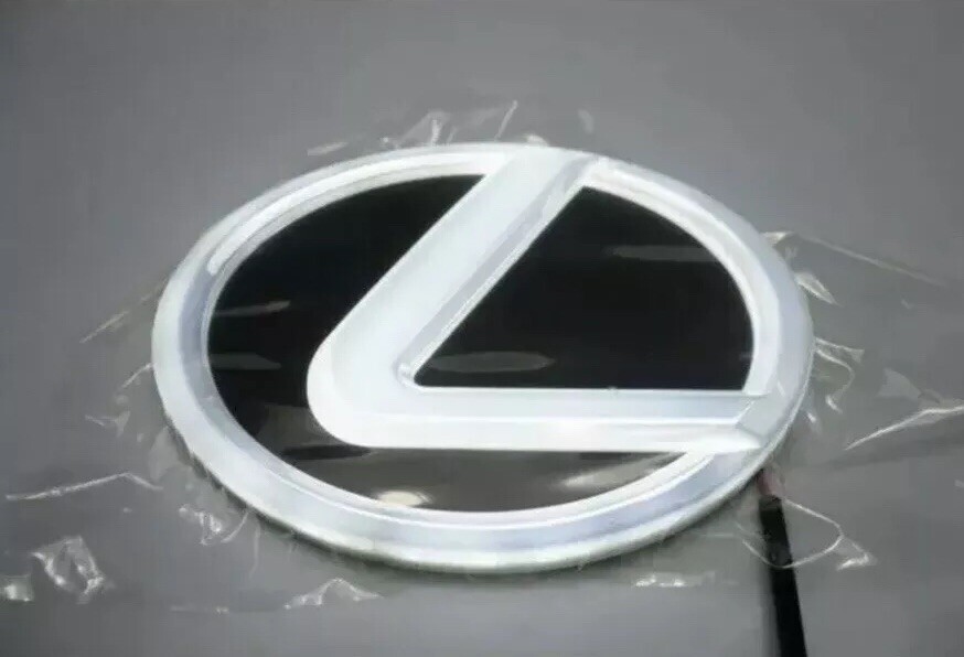 Lexus White 4D LED Emblems Logo 125mm LS270 RX450h CT200 EX250 IS250 ...