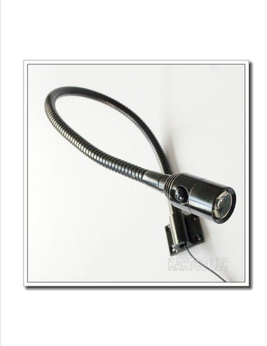 LED MAP LIGHT - FLEXIBLE GOOSENECK - 19¾ INCHES - PERMANENT MOUNT | eBay