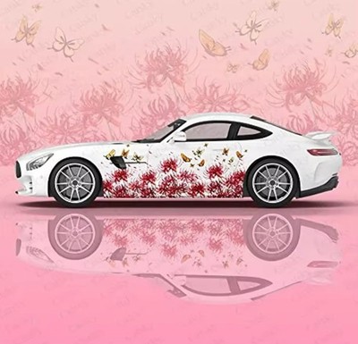Spider Lilies ; JDM Sakura Flower Branch Car Decals Both Sides; Cherry ...