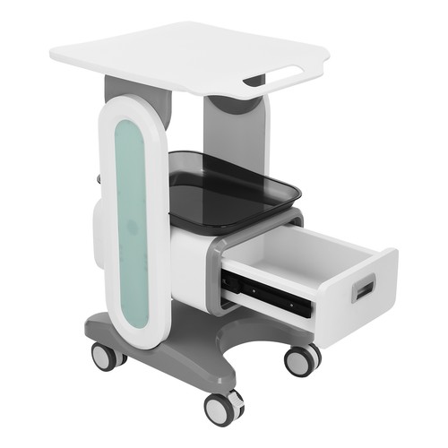 USA Dental Mobile Medical Cart Instrument Trolley/Cabinet with Wheels ...