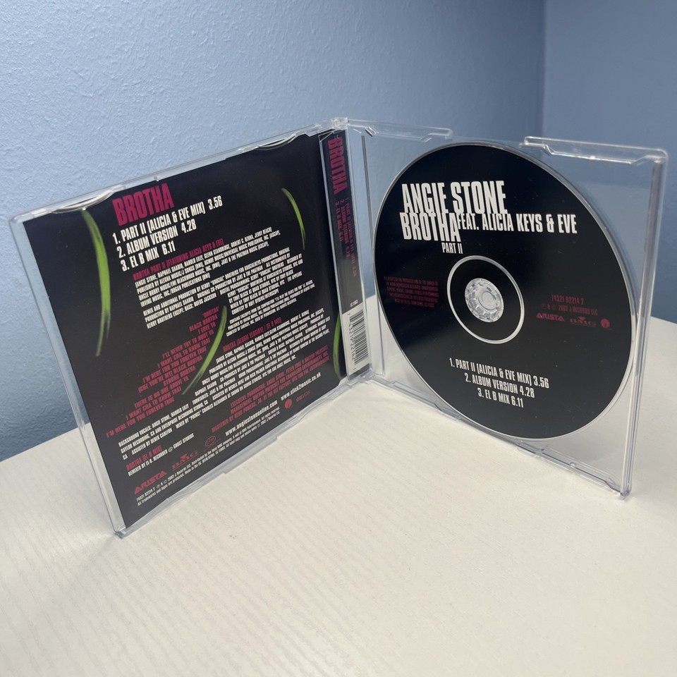 ANGIE STONE Feat Alicia Keys & Eve - Brotha Part II - CD Single | eBay