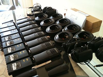 (8) MOTOROLA HT750 TWO-WAY LOW BAND RADIOS 29.7-42MHz 16ch ...