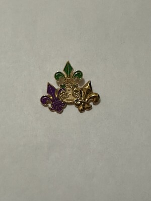 2008 Iris Pin- Mardi Gras Krewe Favor | eBay