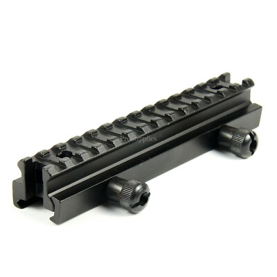 See-Thru MEDIUM 0.75 inch Riser Base Picatinny Weaver Rail Scope Mount ...