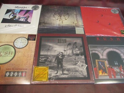RUSH COLLECTION 40TH ANNIVERSARY EDITIONS + BOX SET + AUDIOPHILE ...