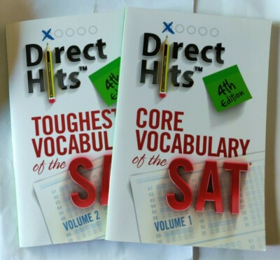 Direct Hits SAT Core Vocab 4th Edition Words Drill Study Guide Volume 1 ...