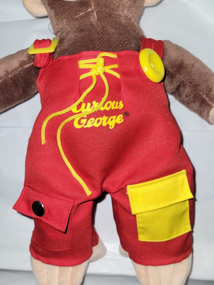 Gund Curious George "Learn to Dress" Tie, Snap, Hook & Loop, Buckle ...