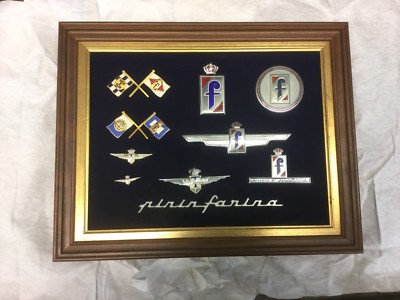 rare ITALIAN Classic Enameled Badge Emblem Collection 10 badges in ...