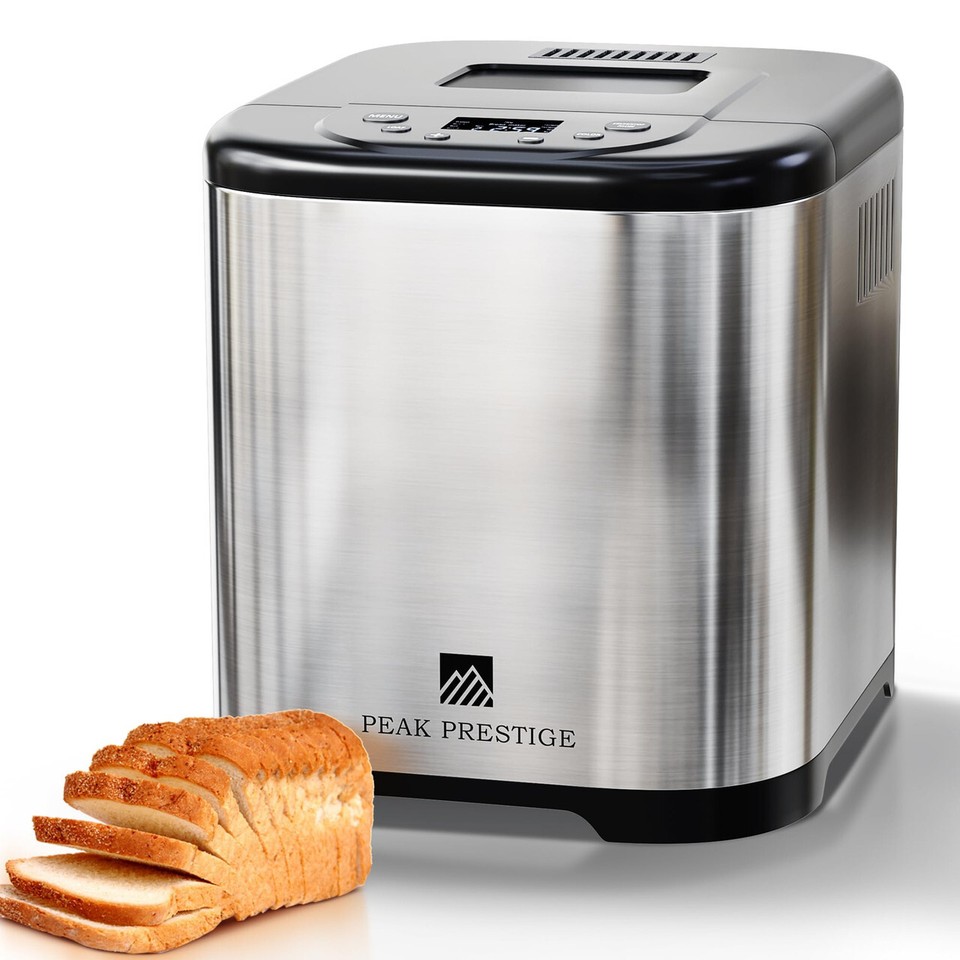 2lb loaves Stainless Steel Bread Maker and Dough Mixer Machine | eBay