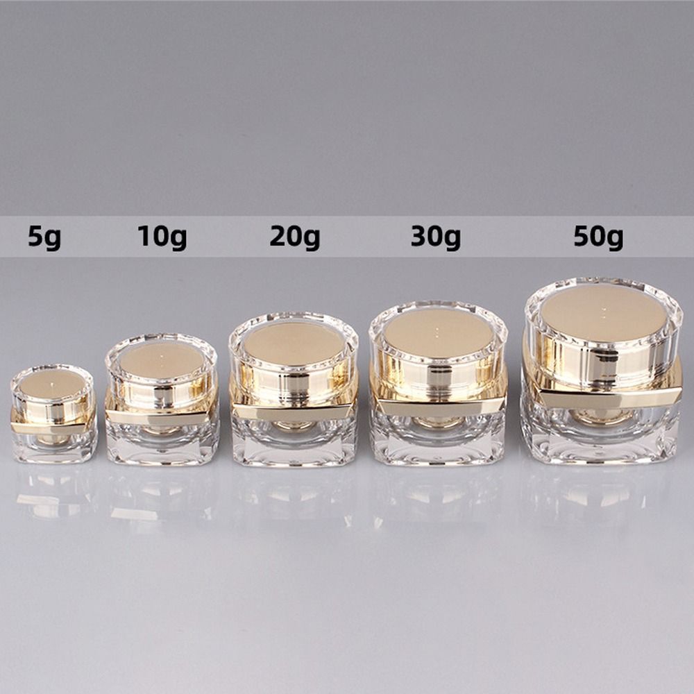 5g 10g 20g 30g 50g Refillable Face Cream Bottle Square Eye Cream ...