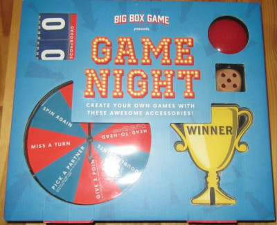 The Big Box Game Create A Game with These Accessories Game Night NIB | eBay