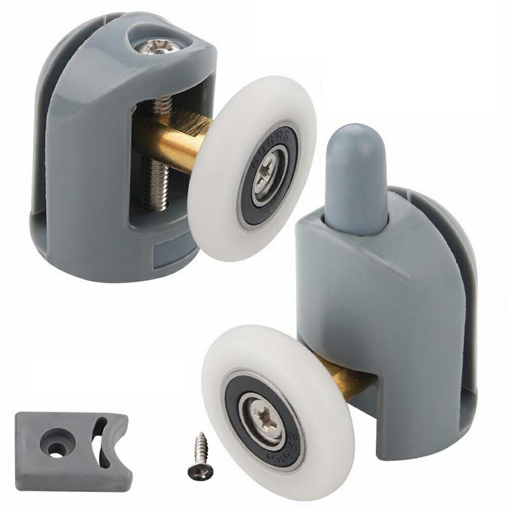 Shower Door Rollers 4-Pack 25mm Oval - Replacement Wheels For 4-8mm ...