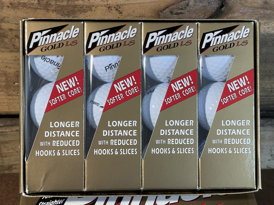 NEW Pinnacle Gold LS Golf Balls 1 Dozen with Logos | eBay
