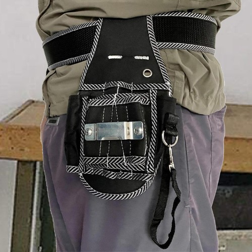 Adjustable Waist Belt Tool Storage Pouch with Belt Waist Tools Bag ...