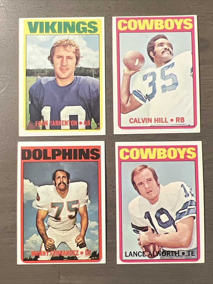1972 TOPPS FOOTBALL #201-263 EX/EXNM COMPLETE YOUR SET FREE SHIPPING | eBay